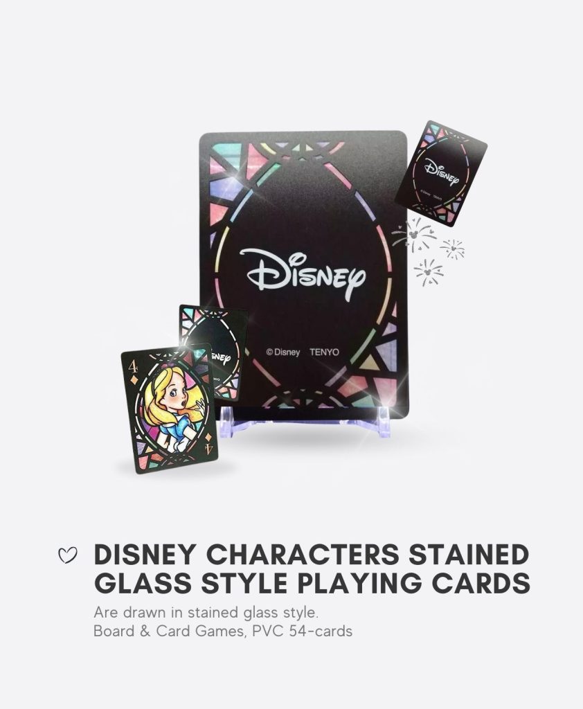 Disney Character Stained Glass Playing Cards - GA Castillo