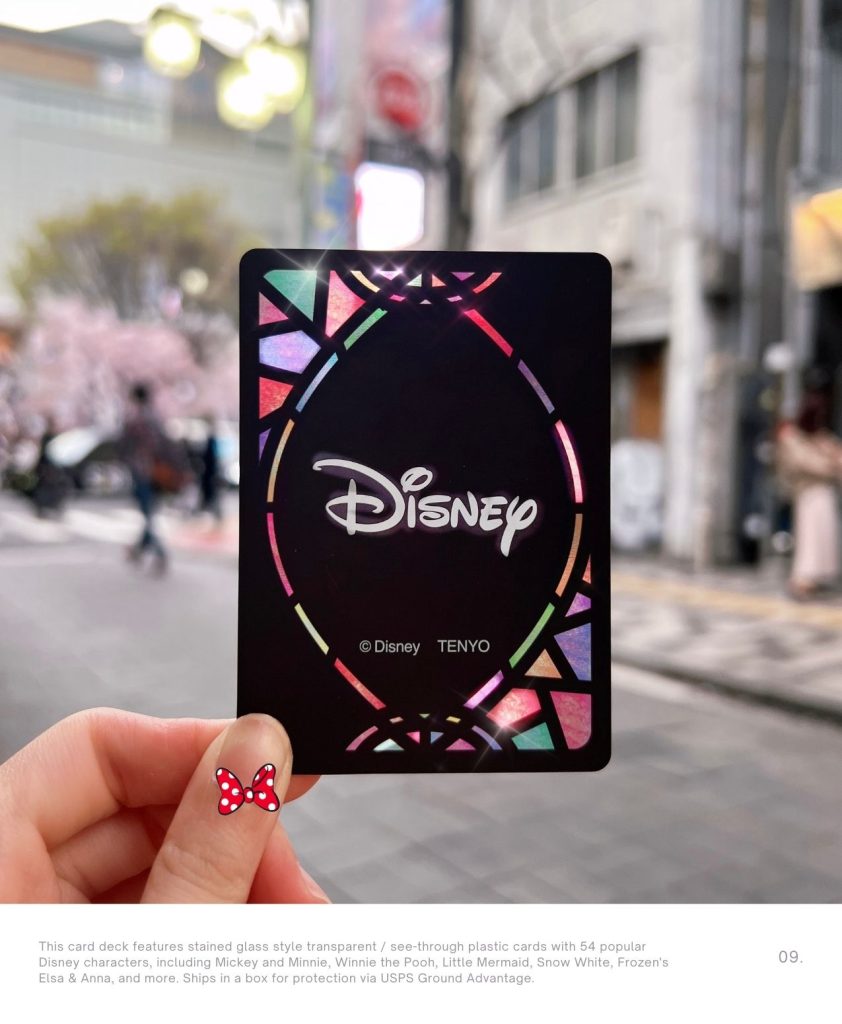 Disney Character Stained Glass Playing Cards - GA Castillo